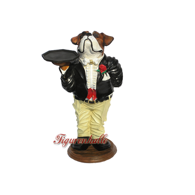 Figurenhalle - Englische Bulldogge als Statue